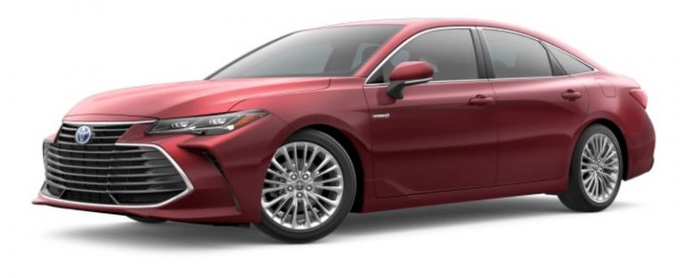 How Many Color Options Are Available for the 2021 Toyota Avalon ...